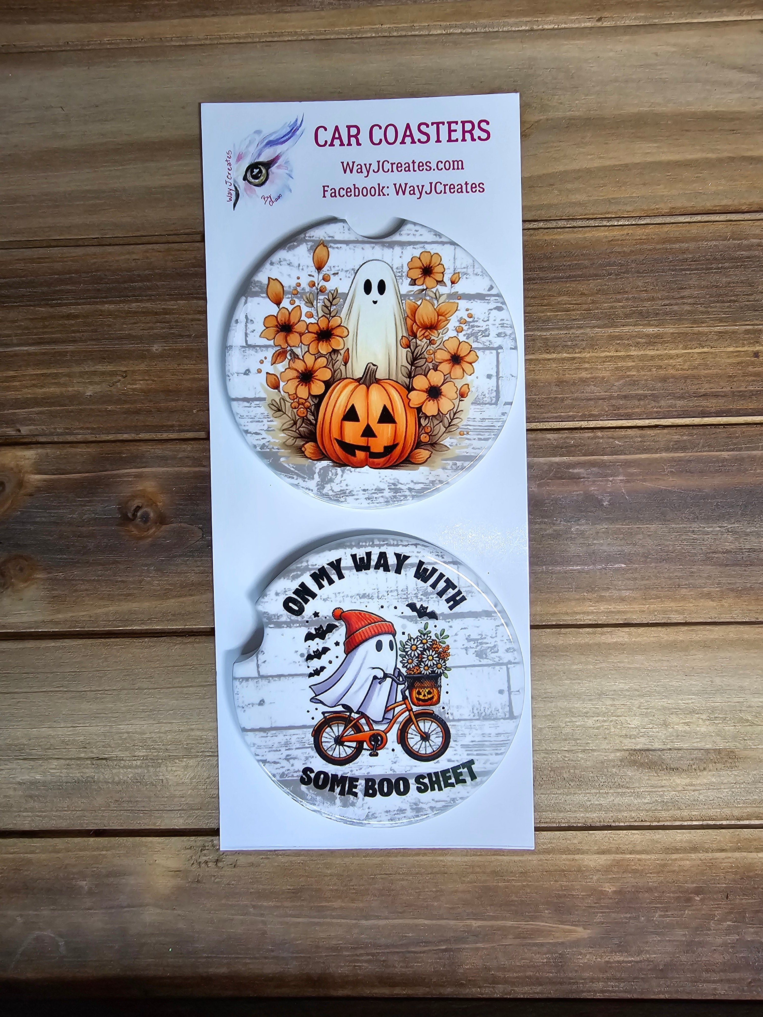 Ghost Car Coasters – WayJCreates